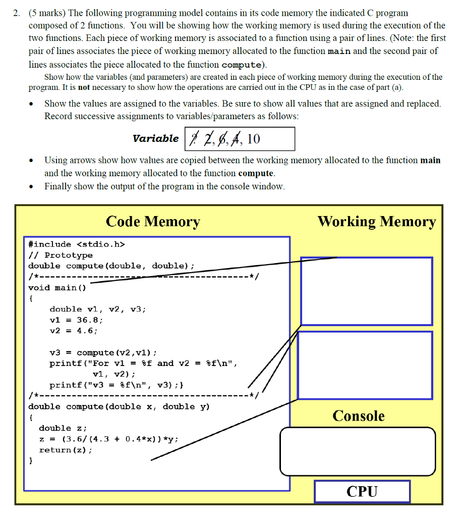 Solved Question 1 (10 marks) 1. (5 marks) The following | Chegg.com