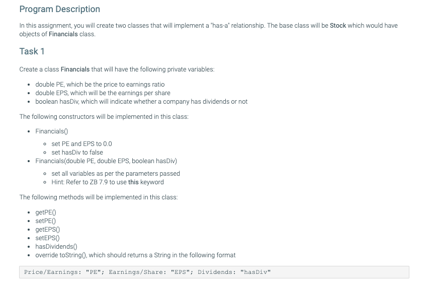 Solved Program Description In this assignment, you will | Chegg.com