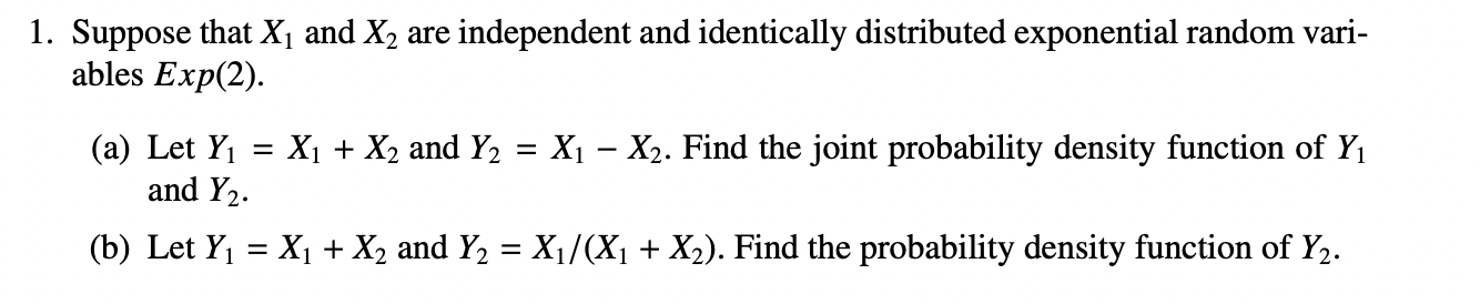 Solved Suppose that X1 and X2 are independent and | Chegg.com