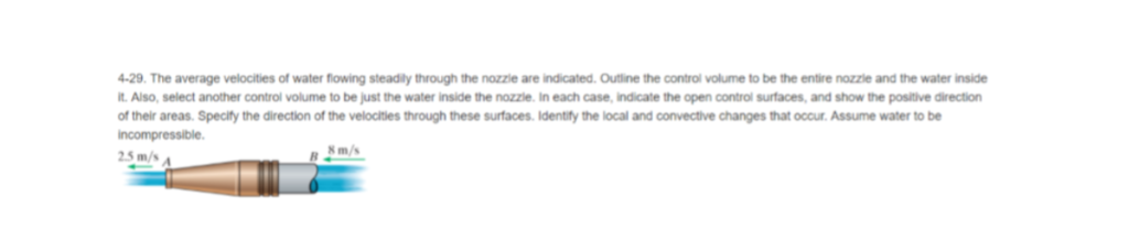Solved 4-29 t. Also, select another control volume to be | Chegg.com
