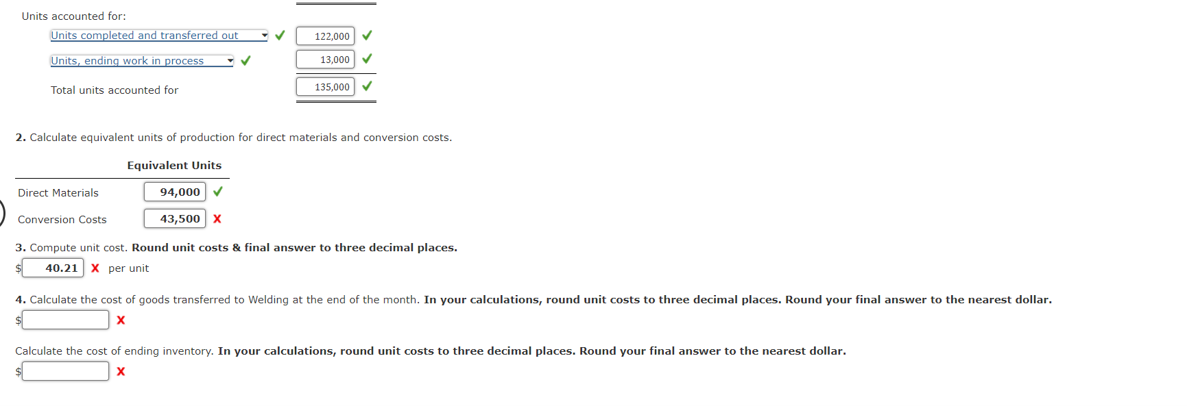 Solved FIFO Method, Physical Flow, Equivalent Units, Unit | Chegg.com