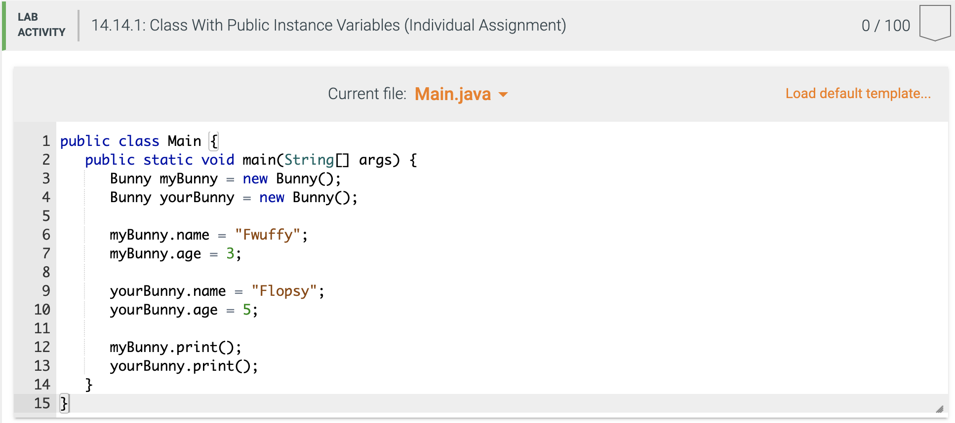 Solved Required Skills Inventory Declare An Instance Chegg