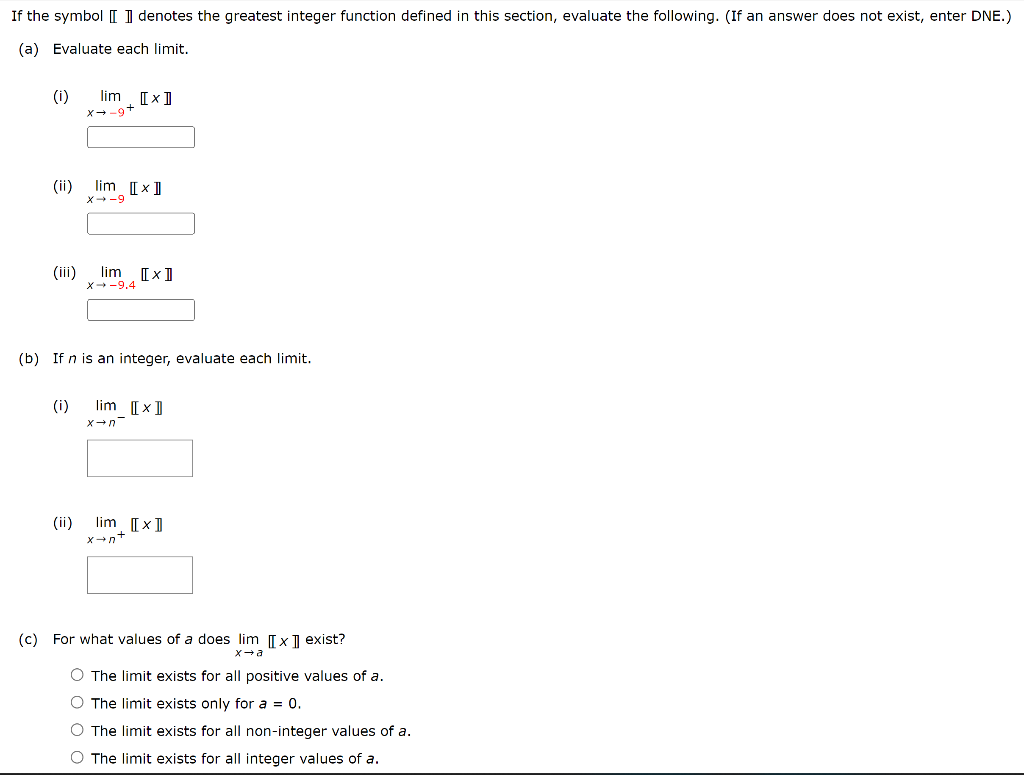 Solved If The Symbol Ii Denotes The Greatest Integer 