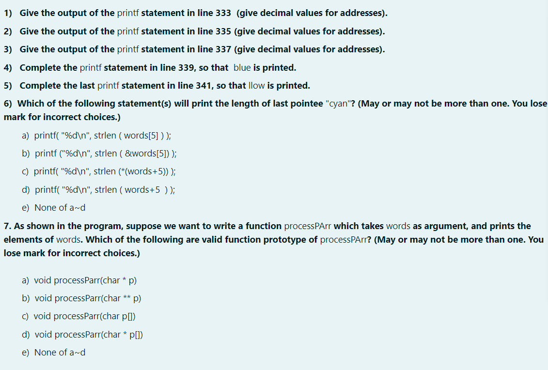 Solved 321 #include 322 #include 323 324 void processPArr( | Chegg.com
