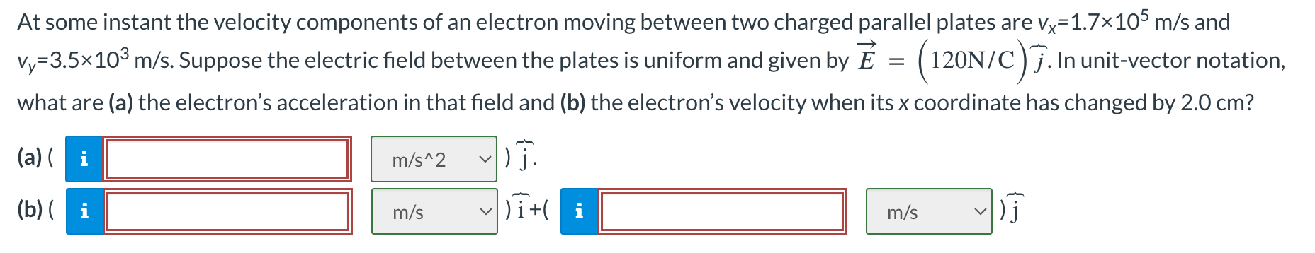 Solved At some instant the velocity components of an | Chegg.com