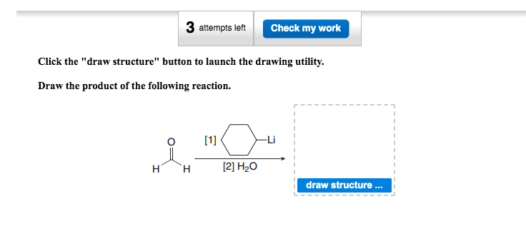 Solved 3 attempts left Check my work Click the "draw | Chegg.com