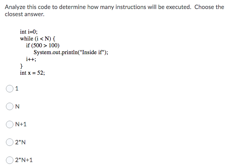 Solved Analyze this code to determine how many instructions | Chegg.com