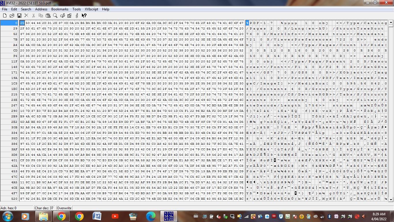 Solved Suggest the type of file, with its contents shown in | Chegg.com