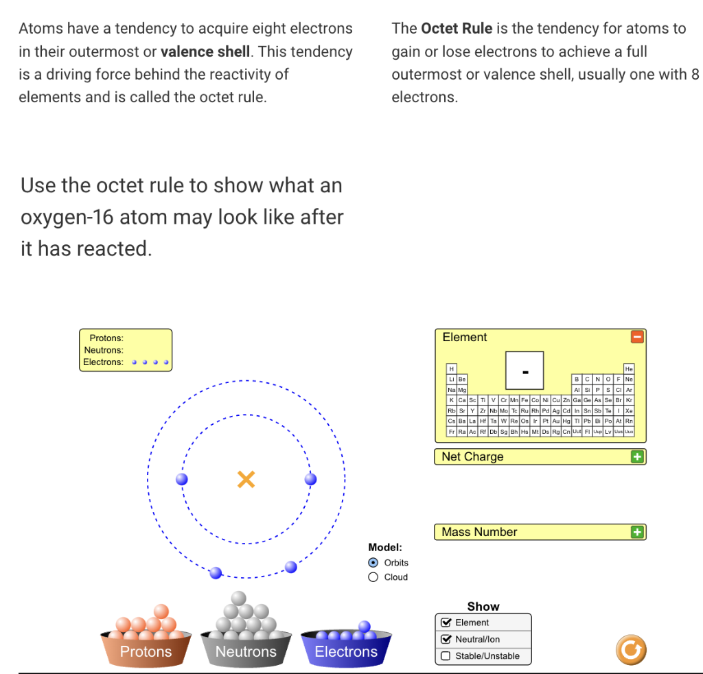 Solved Atoms have a tendency to acquire eight electrons The | Chegg.com