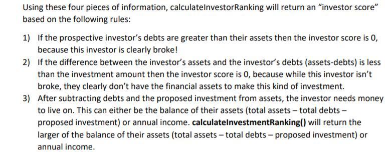 Solved function totalAssets() { IIIIIIIIIII // Insert your | Chegg.com