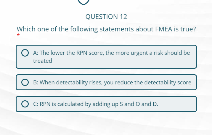 Solved QUESTION 12Which one of the following statements | Chegg.com