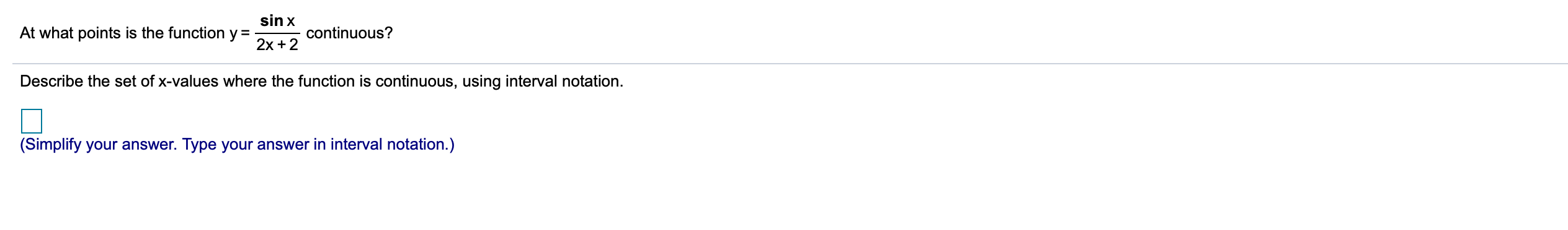 Solved Determine the point(s) at which the given function | Chegg.com