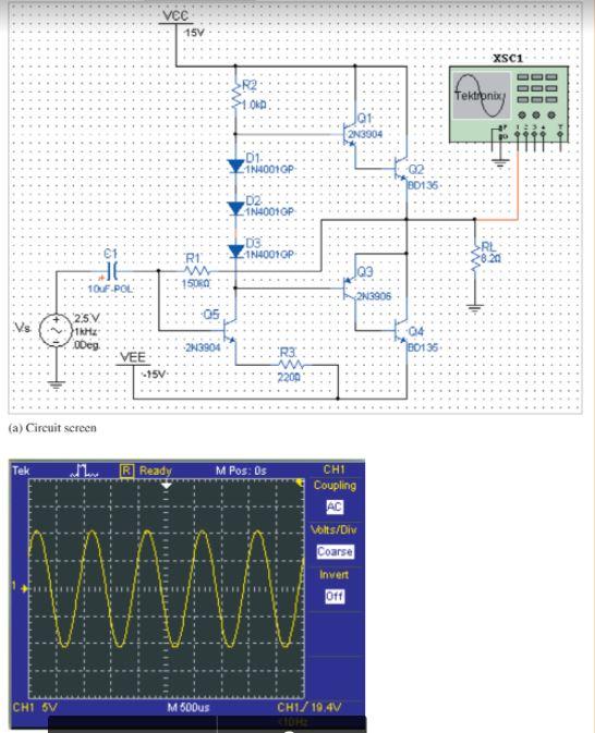 Solved FIGURE 7-35 capacitively coupled to the driver stage, | Chegg.com