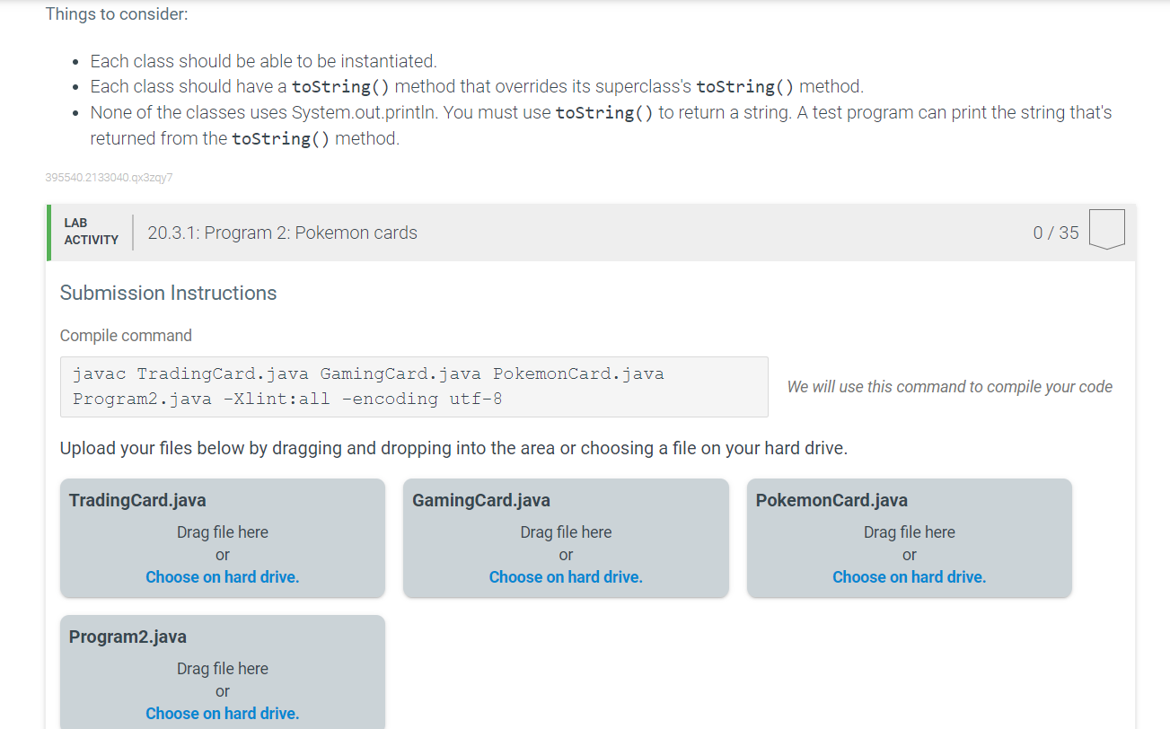 Solved Objectives - Using classes, inheritance - Writing | Chegg.com Solved Objectives - Using classes, inheritance - Writing | Chegg.com