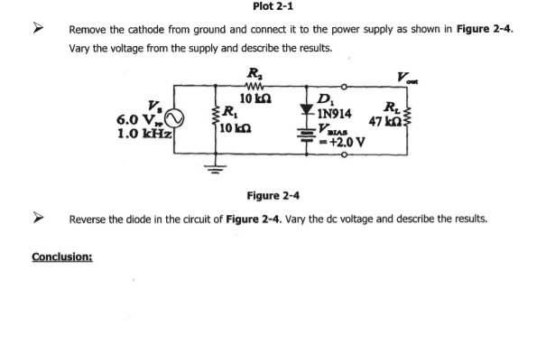 Solved Experiment # 4 Diode Limiting Circuits Reading: | Chegg.com
