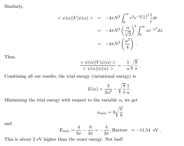 Solved 2.1. Calculate the ground state energy of a hydrogen | Chegg.com
