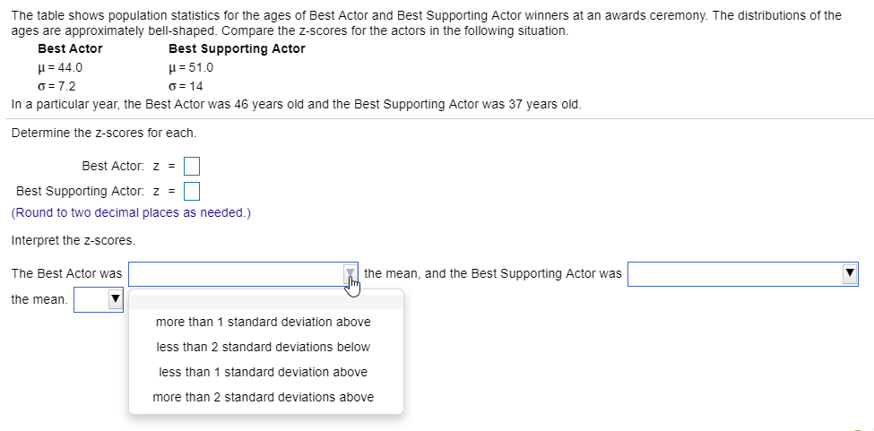 Solved The table shows population statistics for the ages of | Chegg.com