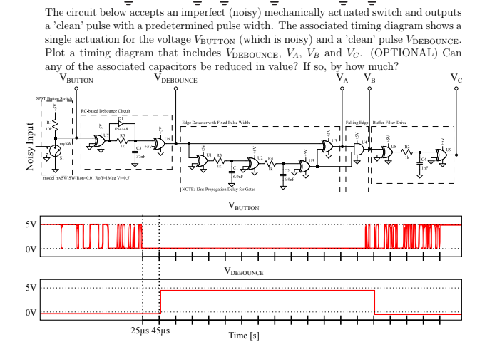 Solved The circuit below accepts an imperfect (noisy) | Chegg.com