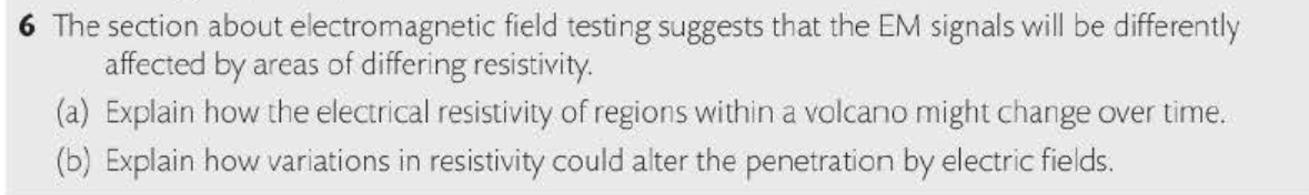 Solved 6 The section about electromagnetic field testing | Chegg.com