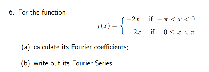 Solved For The Function Chegg