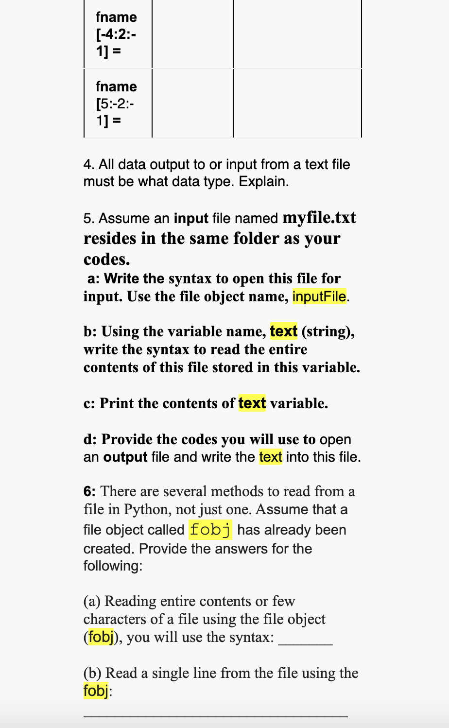 Solved 1: You can read from strings but CANNOT replace, | Chegg.com
