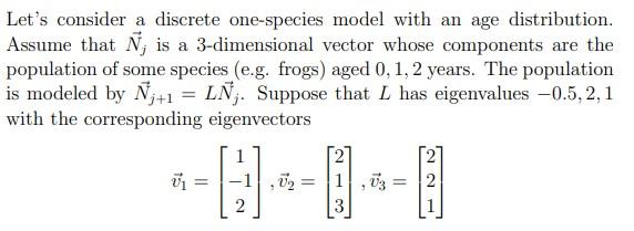 Solved Let's consider a discrete one-species model with an | Chegg.com