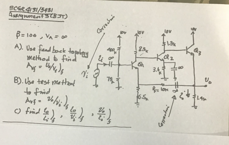 ECSR 4131/5431 Assignments CB3T) Correchi DDV B=106, | Chegg.com
