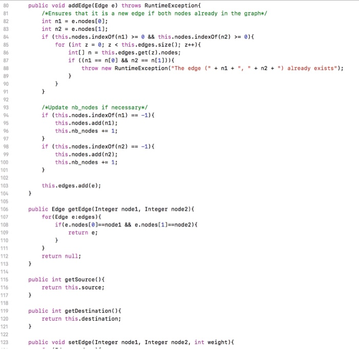 Solved WGraph.java E8WGraph.java No Selection 1 import | Chegg.com