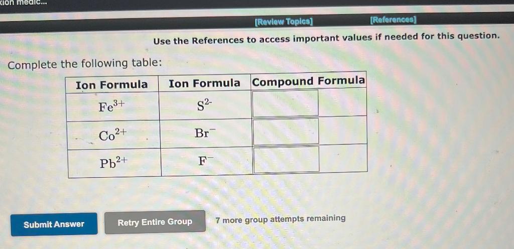 Solved Use the References to access important values if | Chegg.com