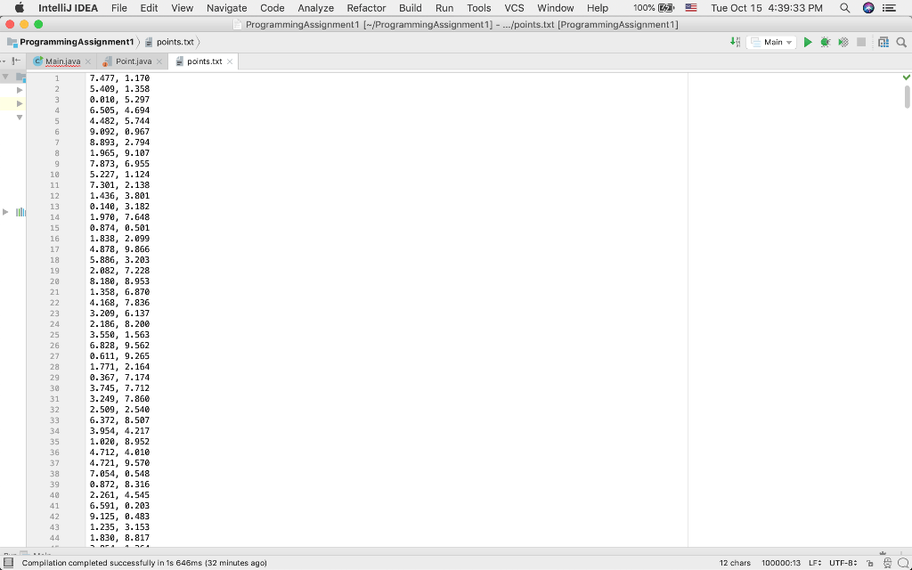 Solved I've been working on this program for a week and | Chegg.com