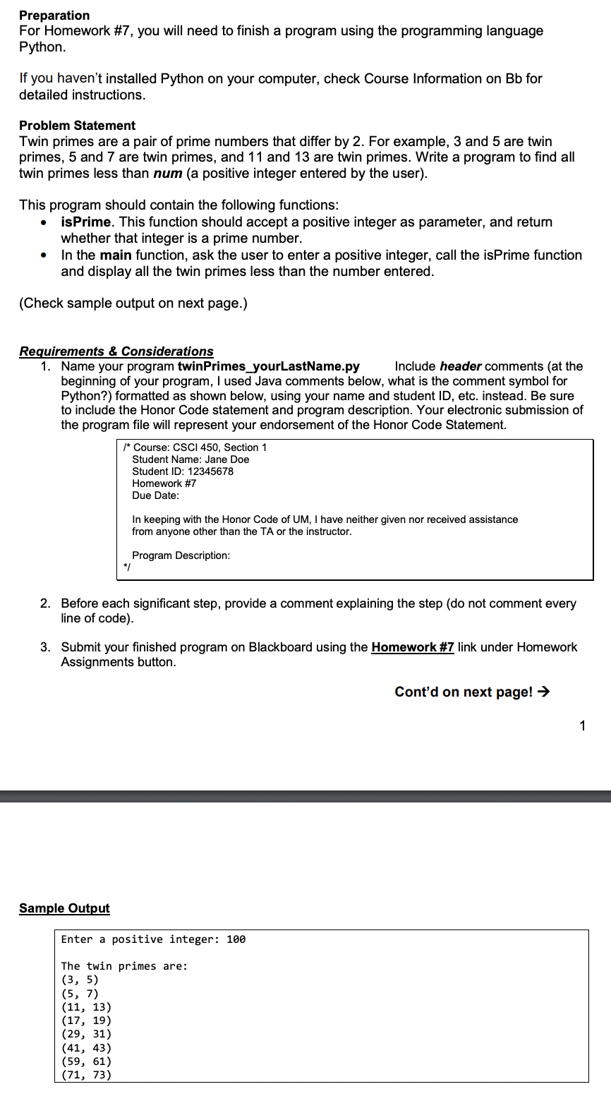 Solved Preparation For Homework #7, you will need to finish | Chegg.com