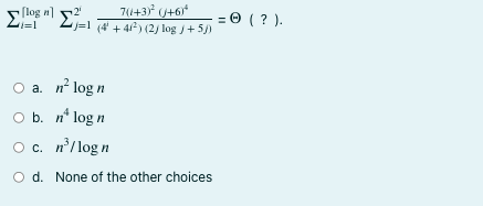 Solved ſlog nl 2 7{+3) +61* =1 (4' +41) (2) log / +57) *** | Chegg.com