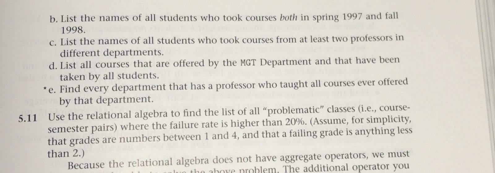 is, relations with fixed content (e.g., one at* | Chegg.com