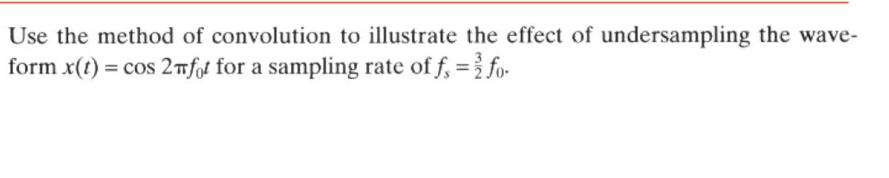 Solved Use the method of convolution to illustrate the | Chegg.com