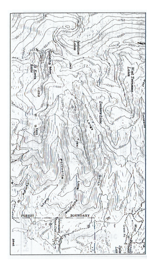2) A stream originates at point ⊗ on the topo map. | Chegg.com