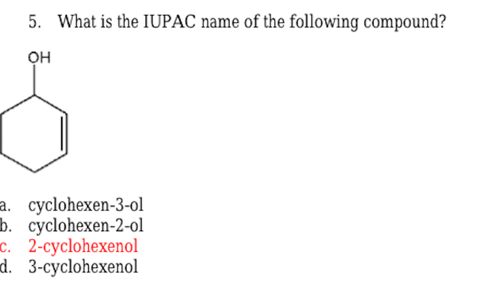 Solved 5. What is the IUPAC name of the following compound? | Chegg.com