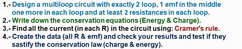 Solved 1.- Design a multiloop circuit with exactly 2 loop, 1 | Chegg.com