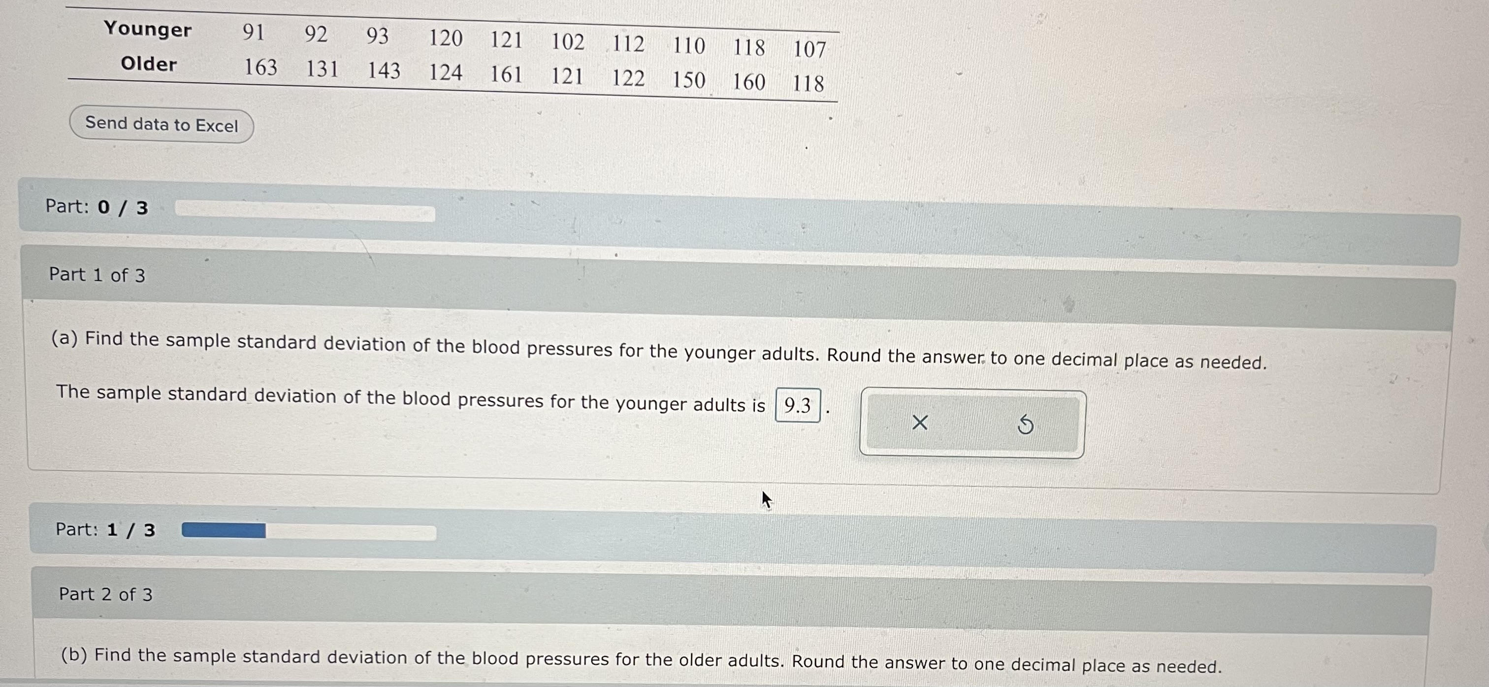 Solved Send data to ExcelPart: 0 / 3Part 1 ﻿of 3(a) ﻿Find | Chegg.com