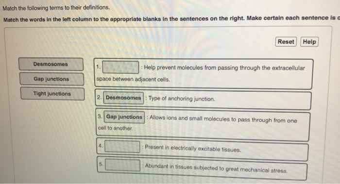 Solved Match the following terms to their definitions. Match | Chegg.com
