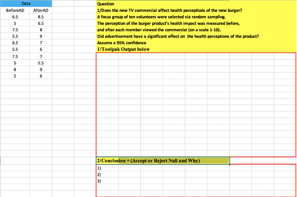 Solved Data BeforeAD 6.5 AfterAD 5 7.5 Question 1/Does the | Chegg.com