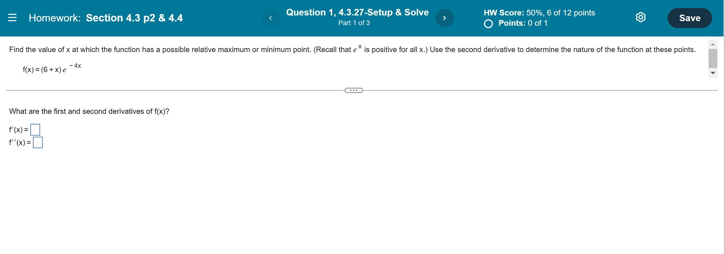 Solved Homework Section 4 3 P2 And 4 4 Question 1