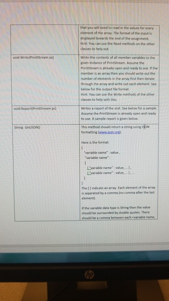 Overview 1. Write a JAVA project that contains the | Chegg.com