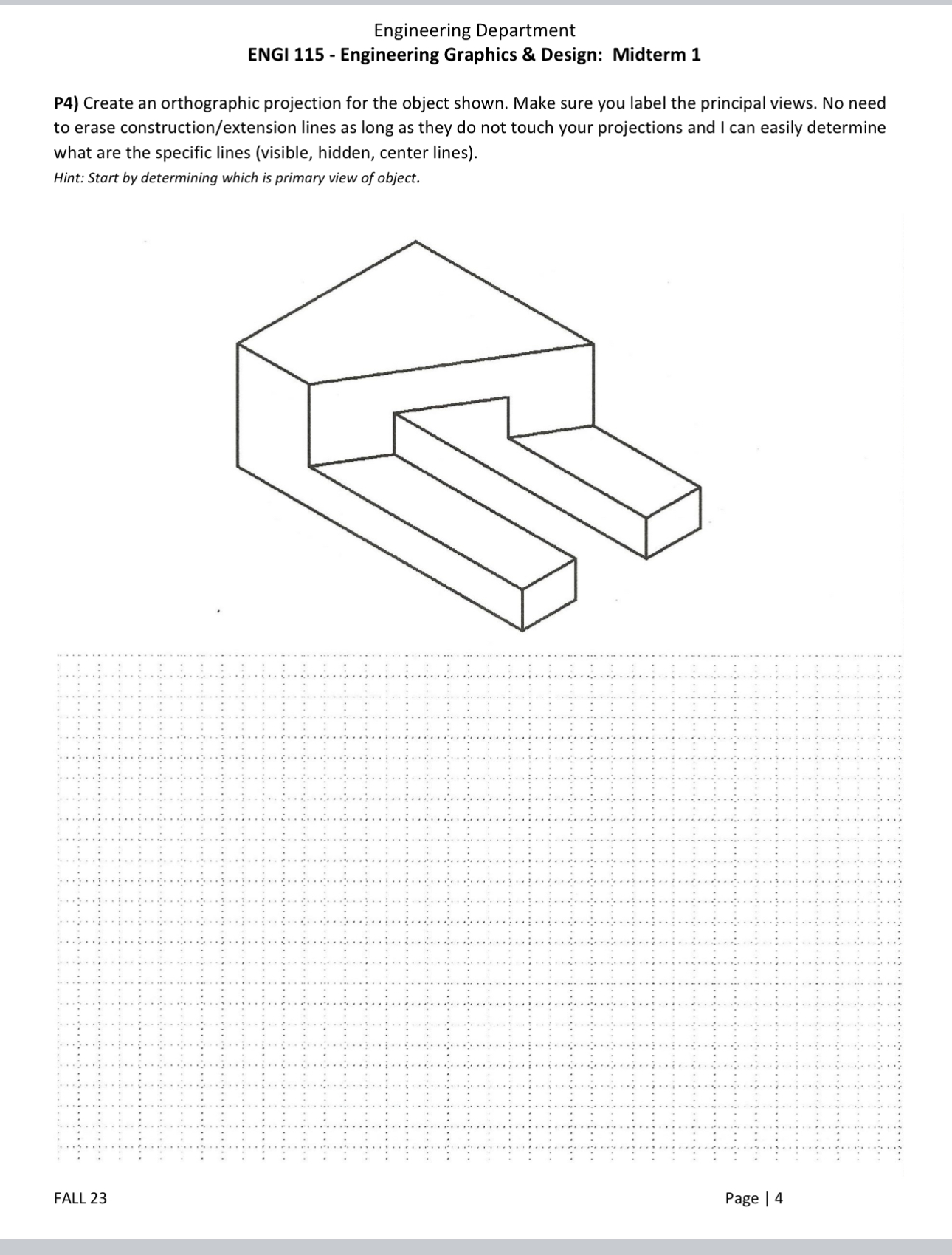 Solved Engineering Department ENGI 115 - Engineering | Chegg.com