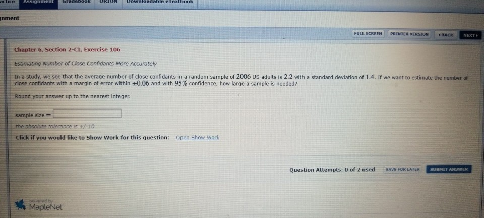 Solved actice nloadab nment FULL SCREEN PRINTER VERSION BACK | Chegg.com