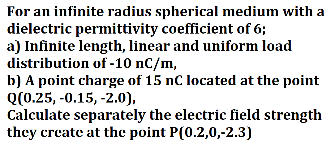 Solved For an infinite radius spherical medium with a | Chegg.com