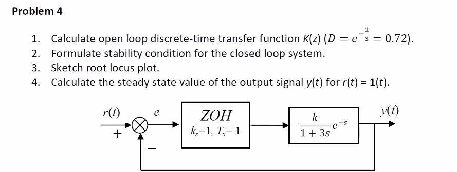 Solved Problem 2 1. Calculate and draw Nyquist plot of the | Chegg.com