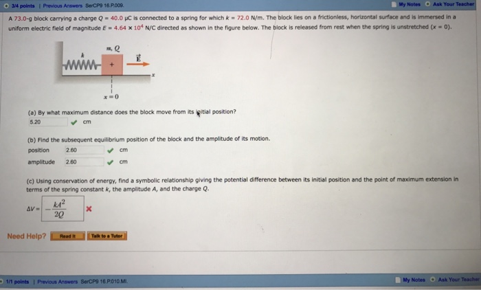 Solved C) using the conservation of energy, find a symbolic | Chegg.com