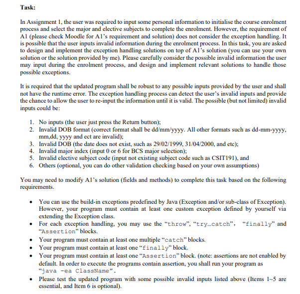 The below code needs to be edited to follow the | Chegg.com