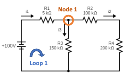 Solved Write the KCL equation that applies to node 1. Write | Chegg.com