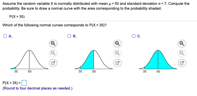 Solved Assume the random variable X is normally distributed | Chegg.com
